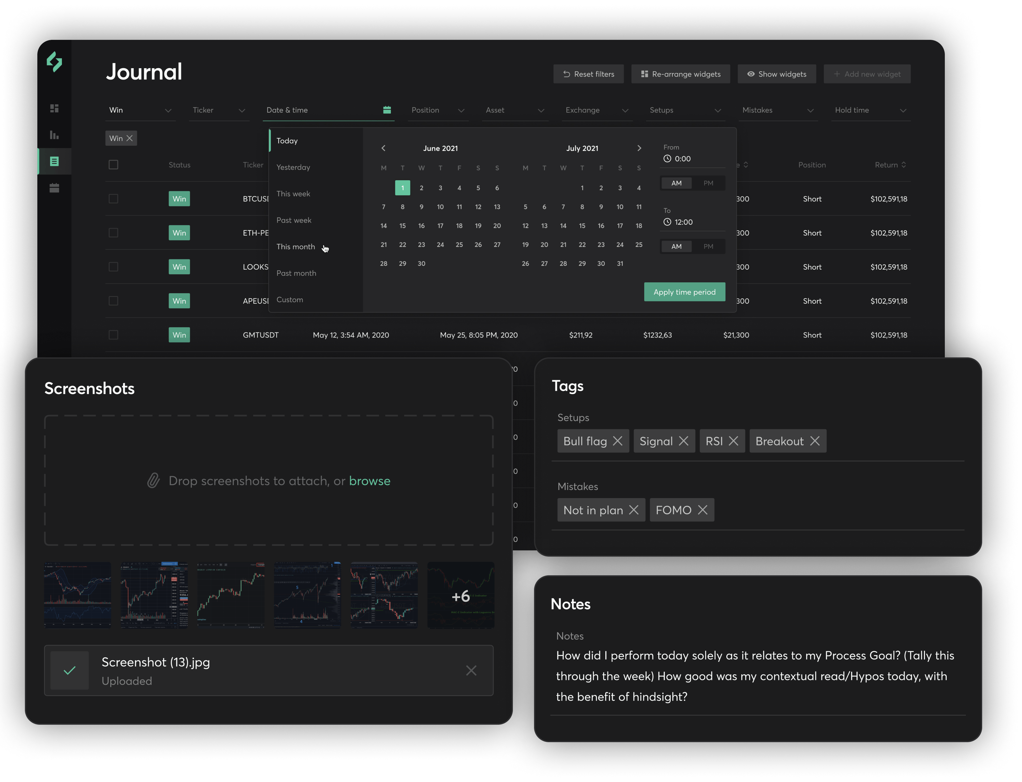 TradeStream | Performance Analytics for Professional Crypto Traders