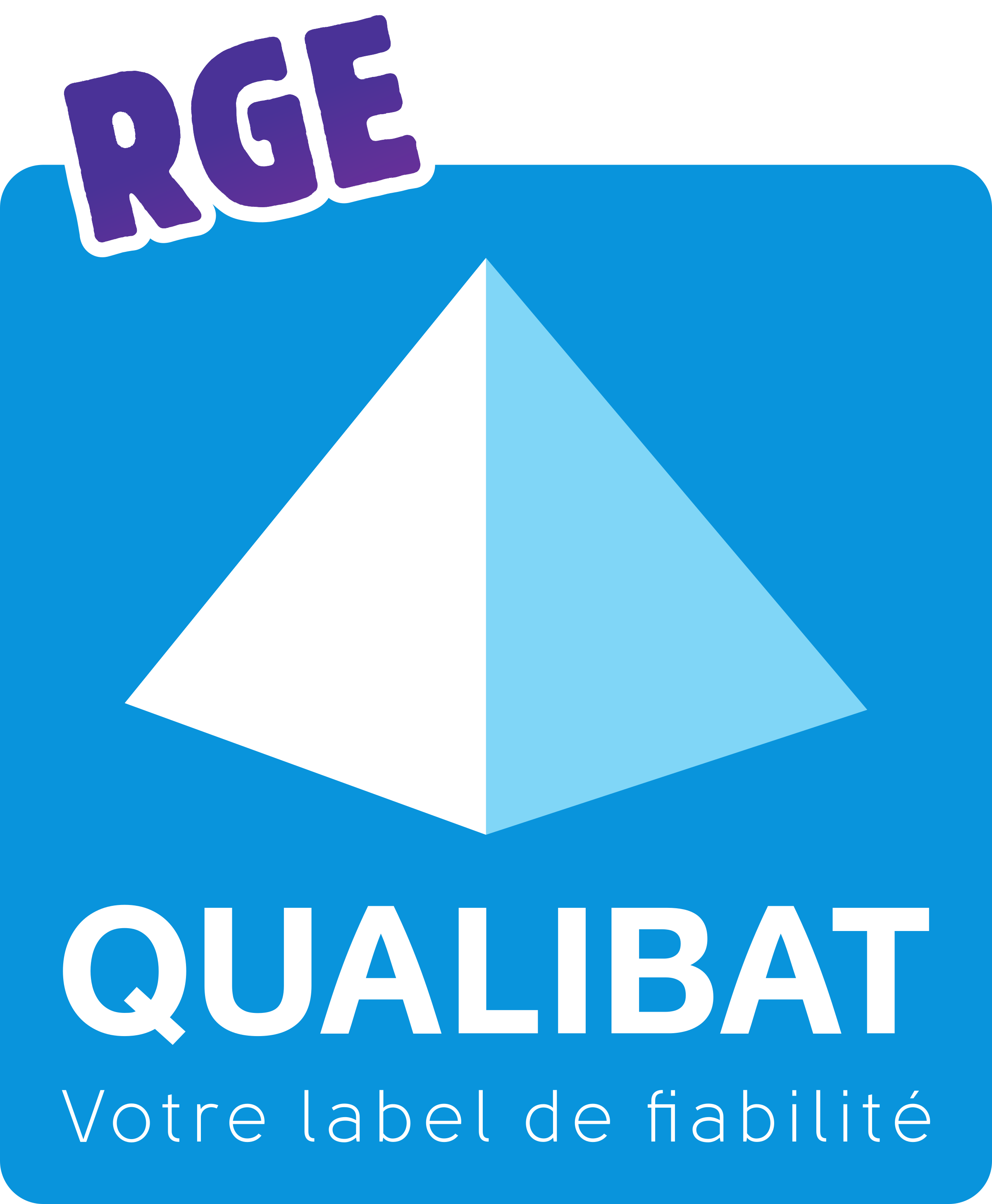 Logo Qualibat & Logo RGE Qualibat HD 2025