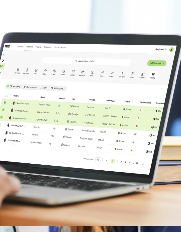 How to use cannabis POS for product management | Treez