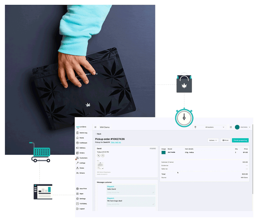 Streamline Online Orders with the Enhanced Treez and Weedmaps Integration