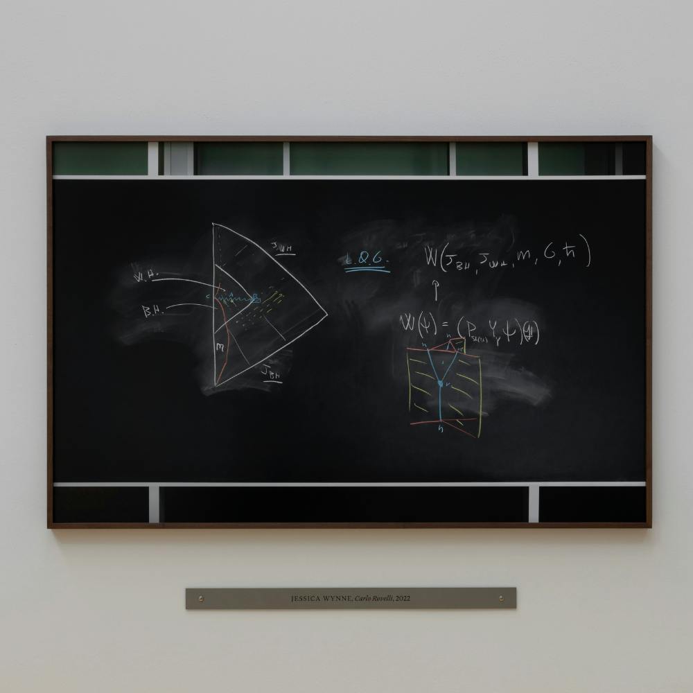 Blackboards as Canvases: Jessica Wynne and Carlo Rovelli | Triennale Milano