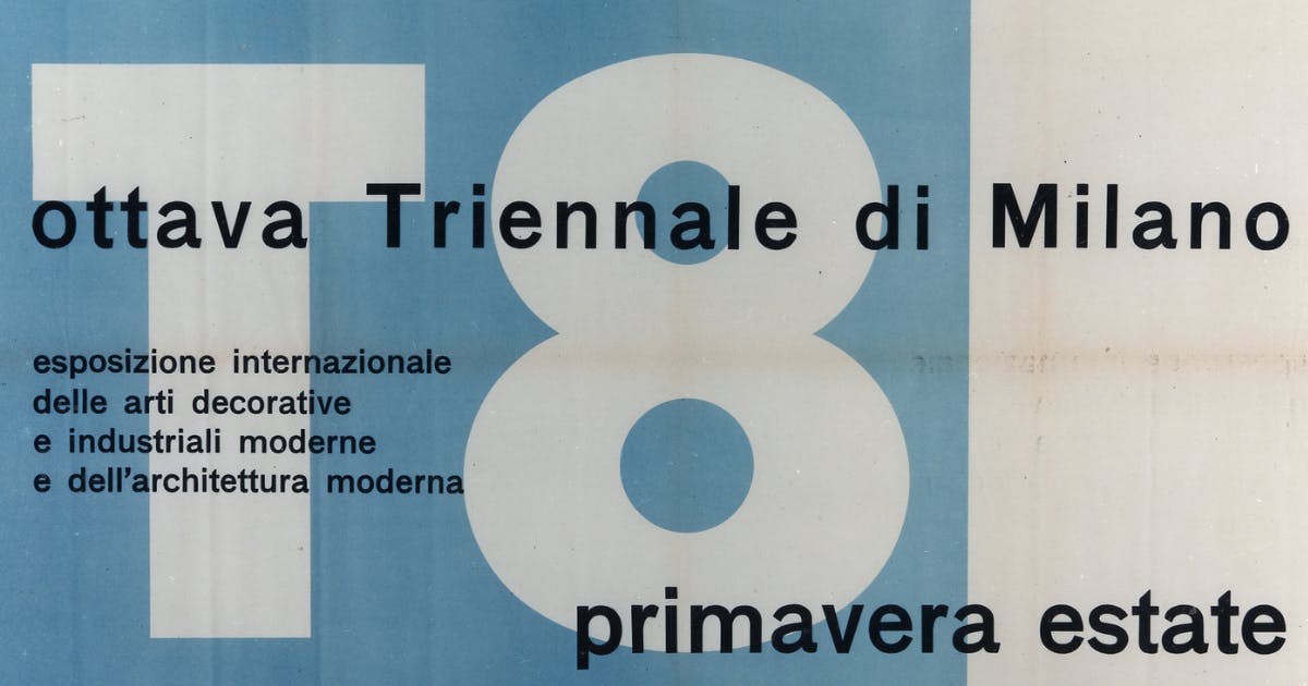 Triennale Milano. Uma História em Cartazes | Triennale Milano