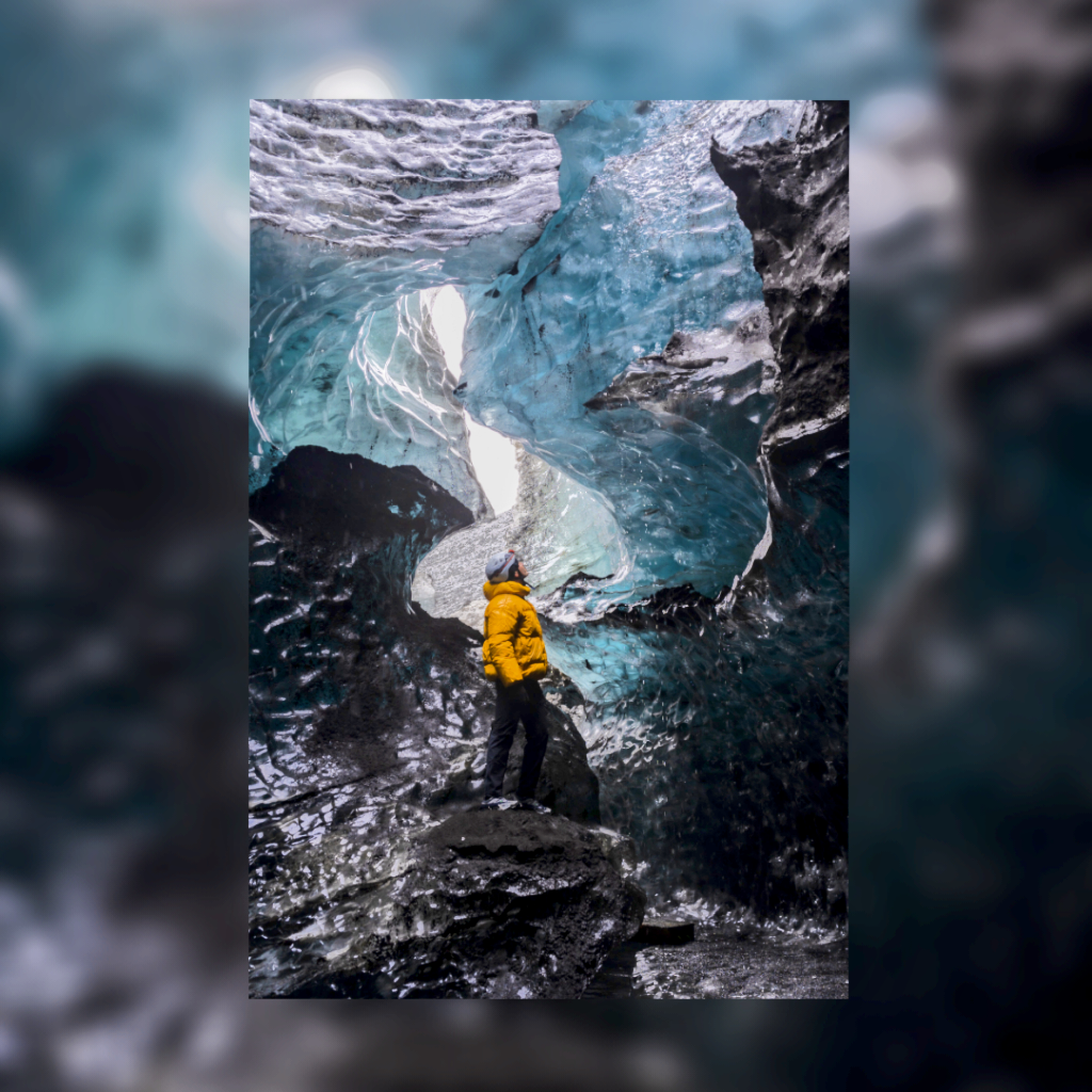Crystal Blue Ice Cave