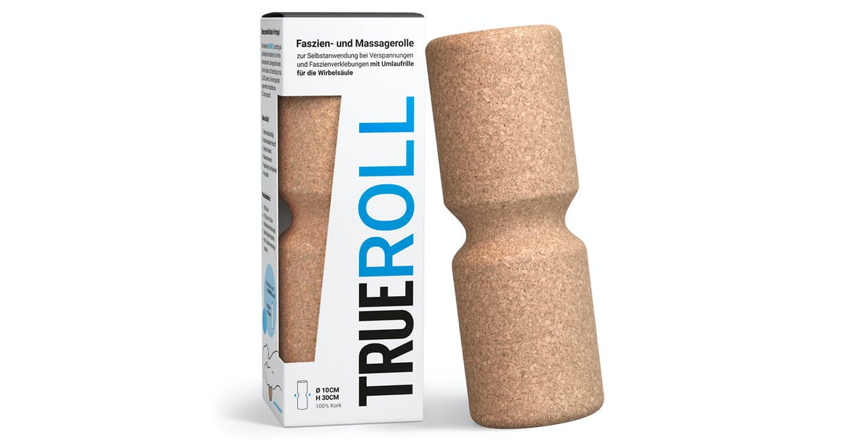 TRUEROLL by TRUETAPE® I The fascia roller made from 100% cork