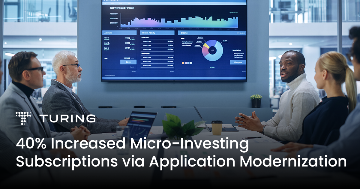 40% Increase in micro-investing subscriptions via AI-driven app modernization