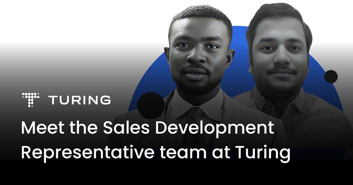 Meet the Sales Development Representative Team at Turing
