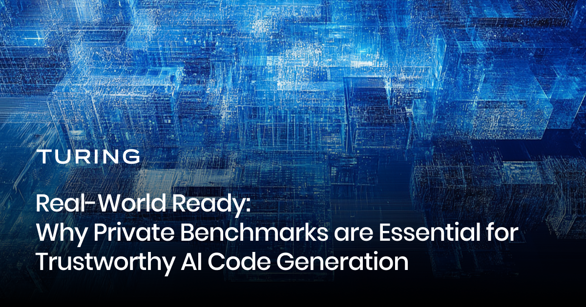 Private AI Benchmarks for Reliable Code Generation | Turing