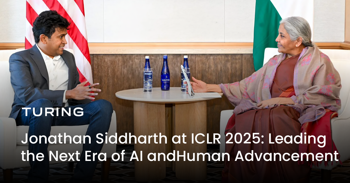 Jonathan Siddharth at ICLR 2025 | Scaling AI and Human Intelligence ...