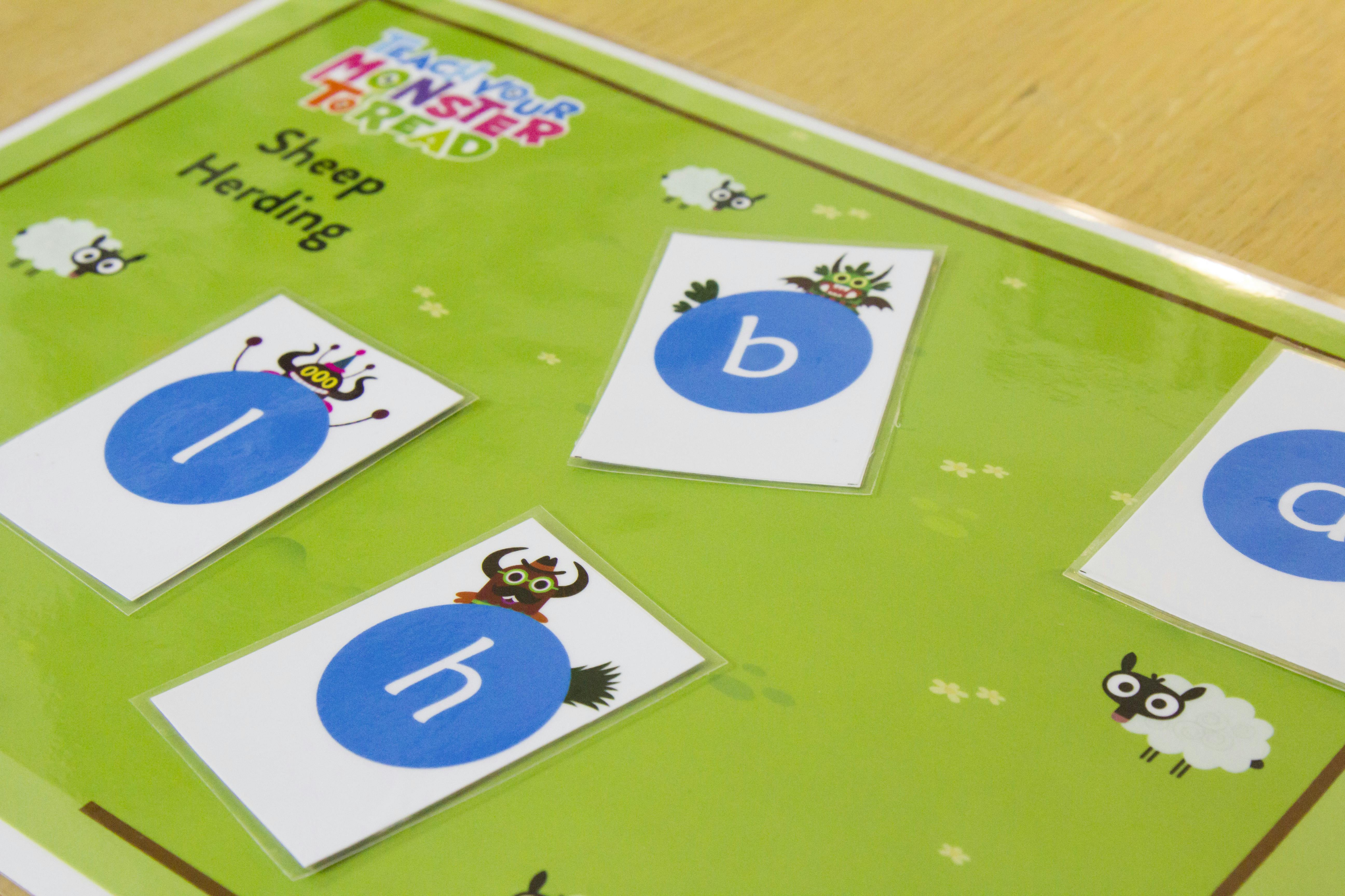 Sheep Herding printable phonics game