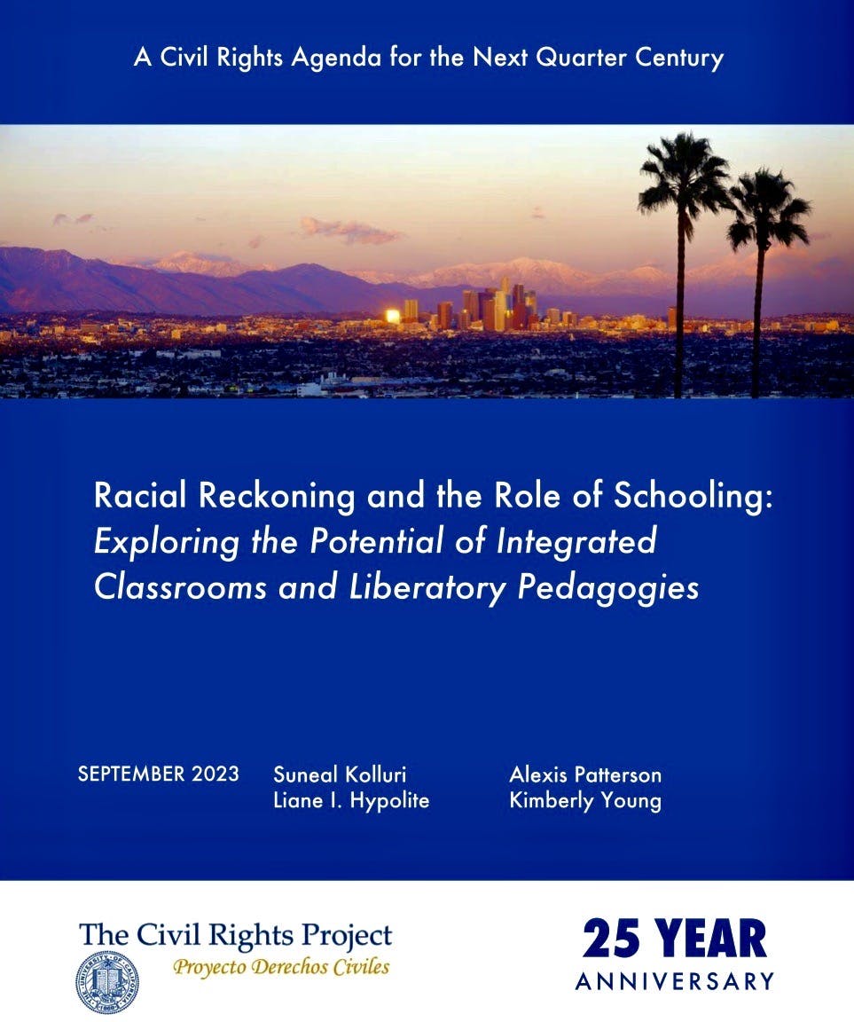 New UCLA Civil Rights Project Research Report Urges Schools to Do More ...