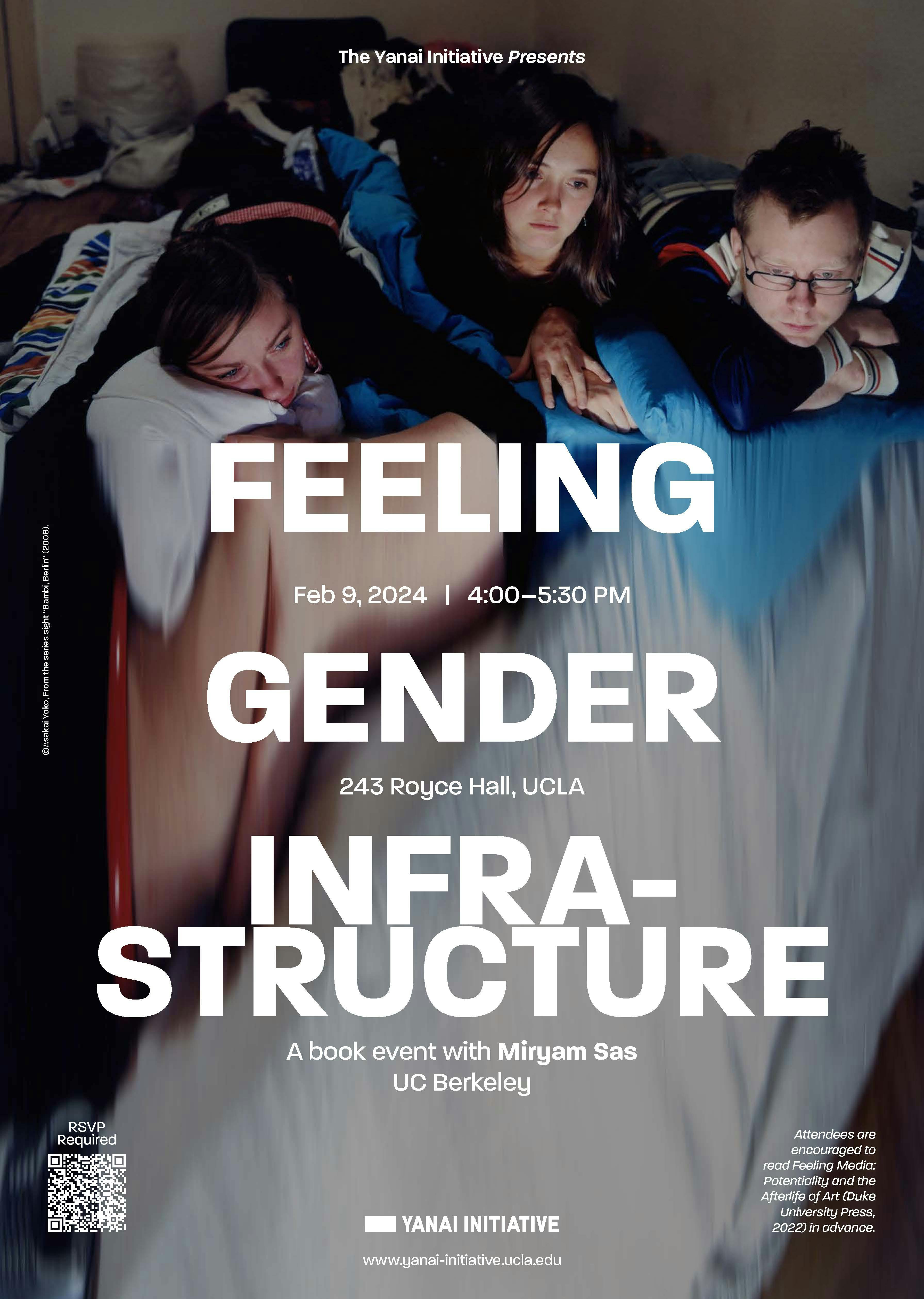 Feeling Gender Infrastructure x|x XX The Yanai Initiative