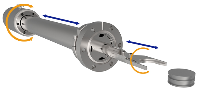 Puck sample transfer options | UHV Design