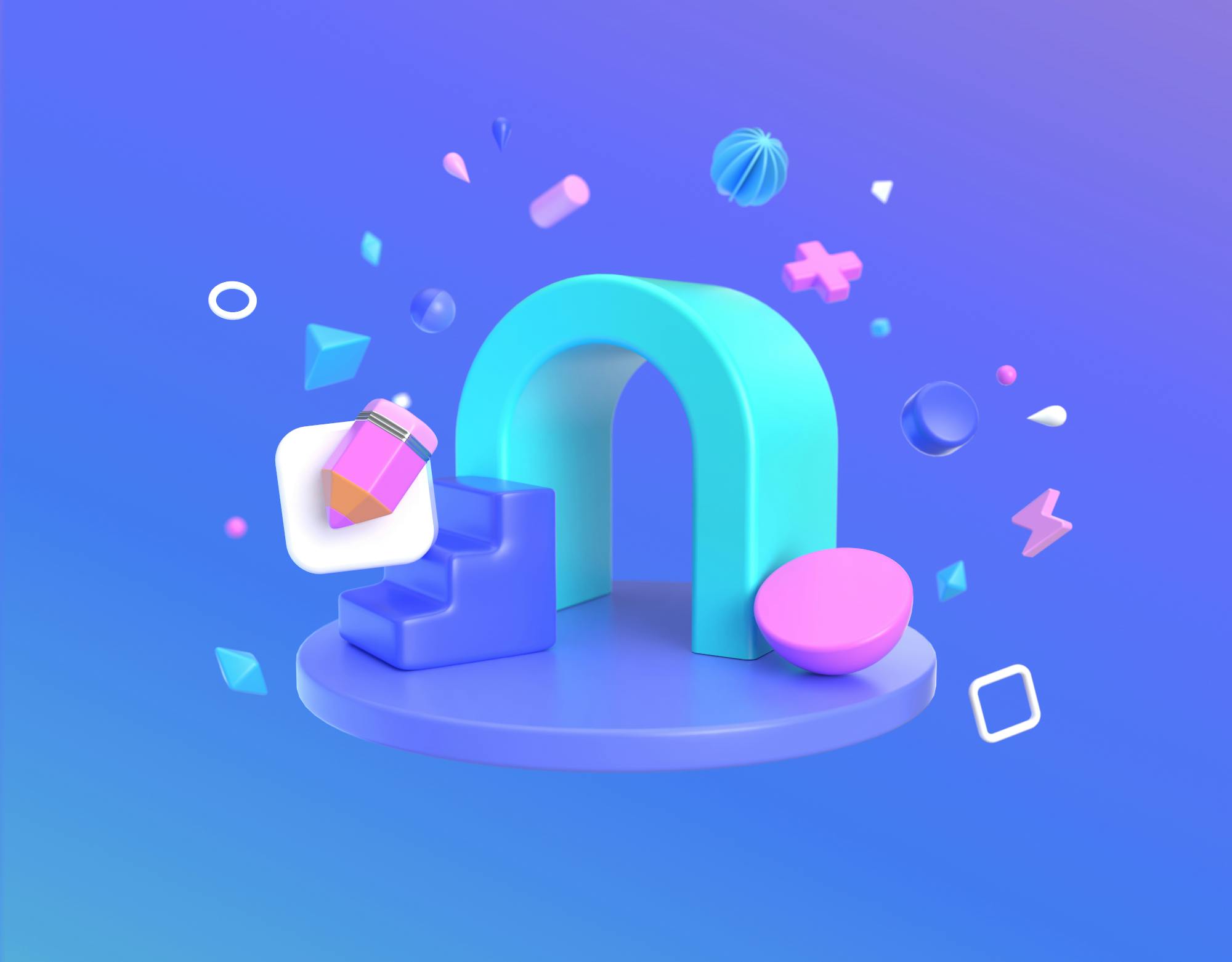 uMake+: Unlimited 3D models, textures, environment maps, photos and more