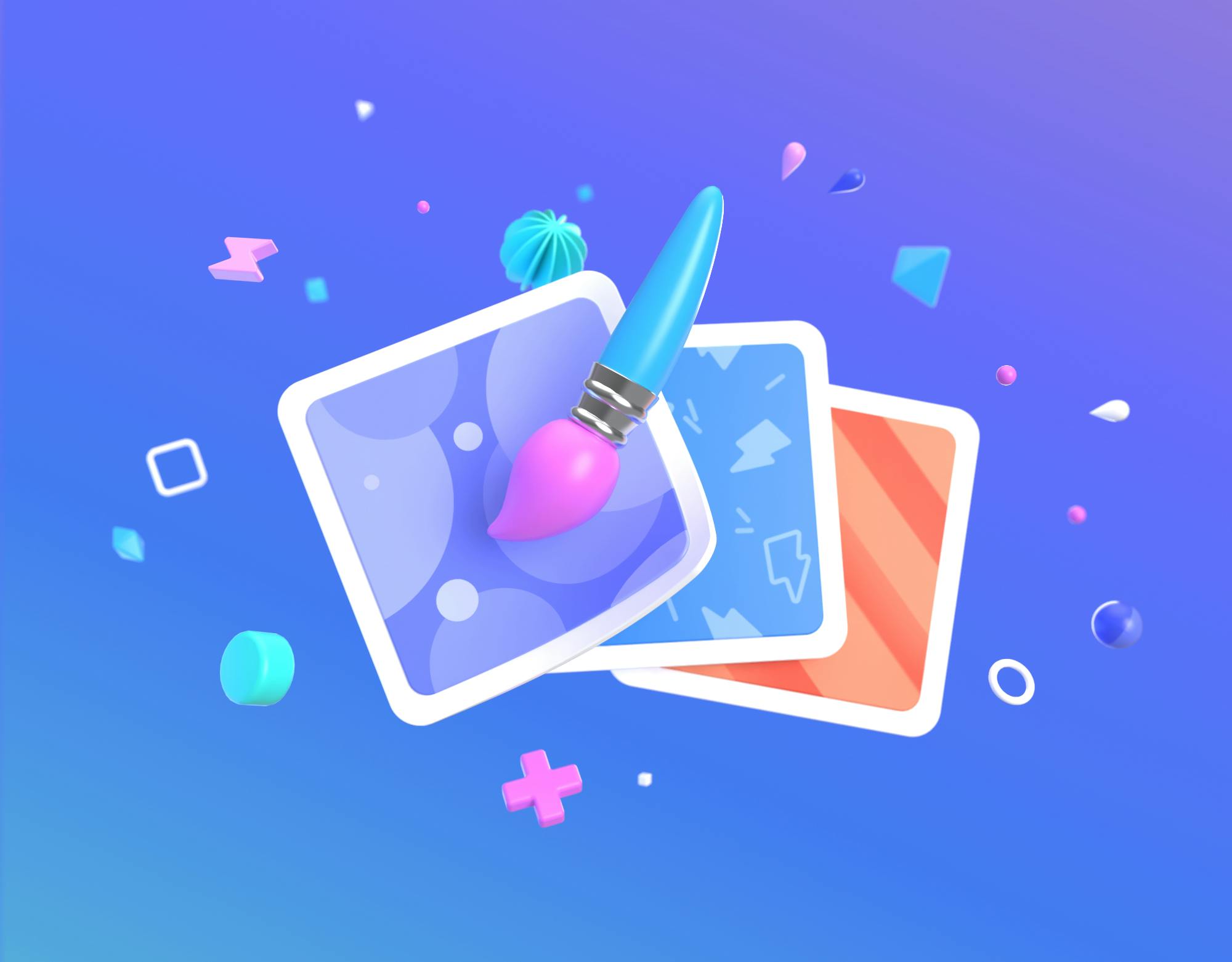 uMake+: Unlimited 3D models, textures, environment maps, photos and more