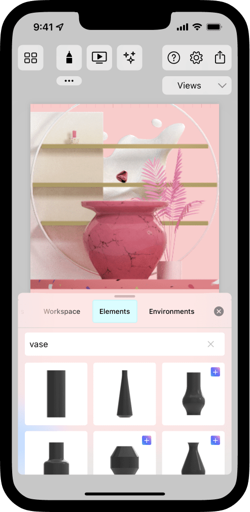 uMake: 3D Design & CAD Modeling for iPhone, iPad and Mac
