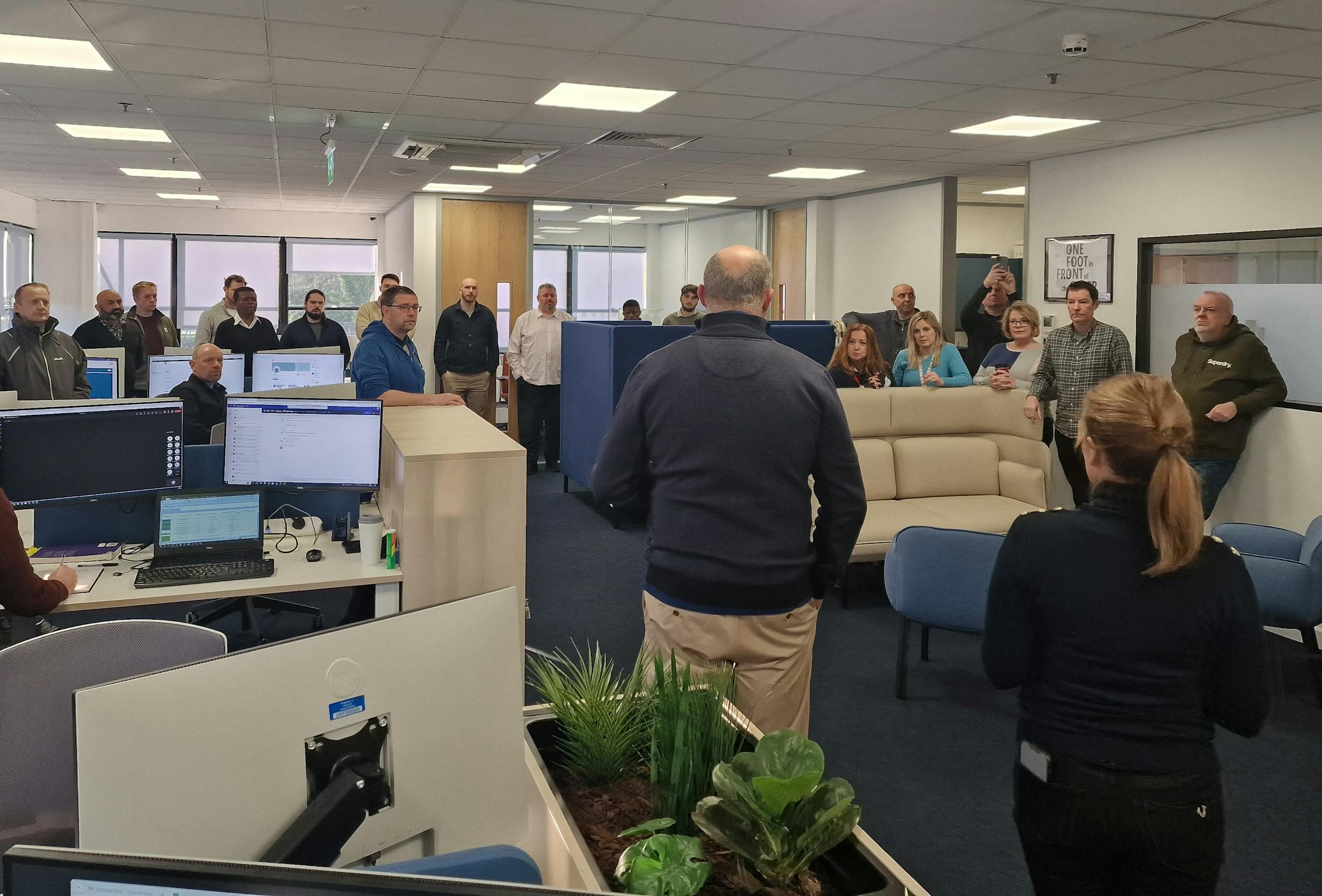 Staff return to revamped office | Unicard | Staff return to revamped ...