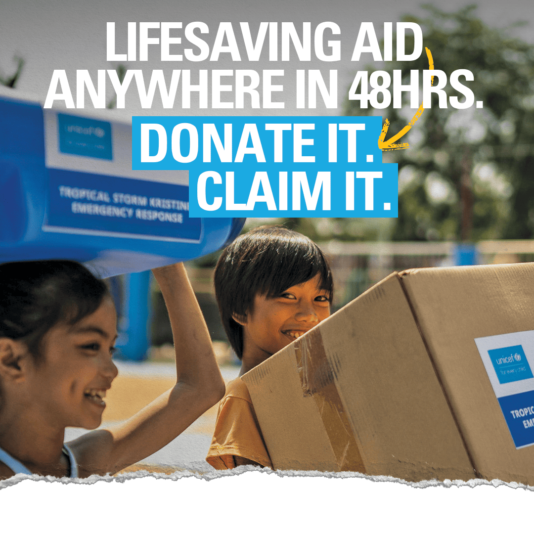 Grow your impact by donating your tax rebate to UNICEF | UNICEF Aotearoa