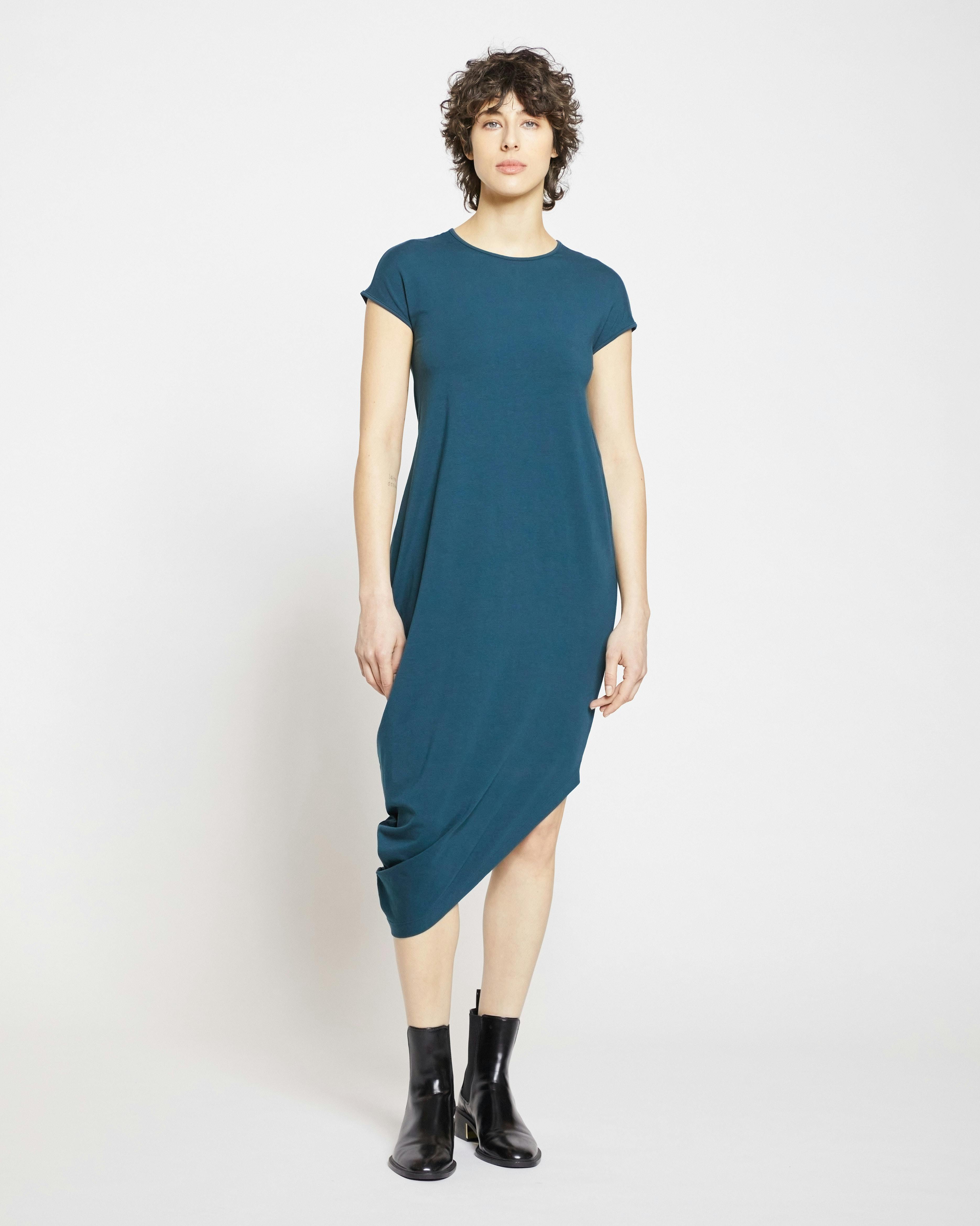 Iconic Geneva Dress - Lapis | Universal Standard