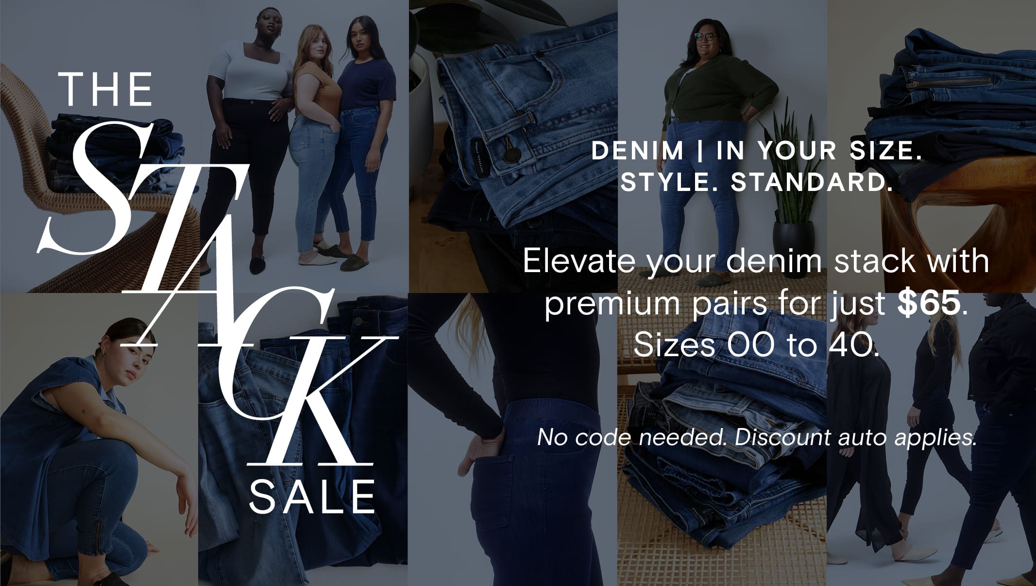 65 Denim Stack Sale | Universal Standard