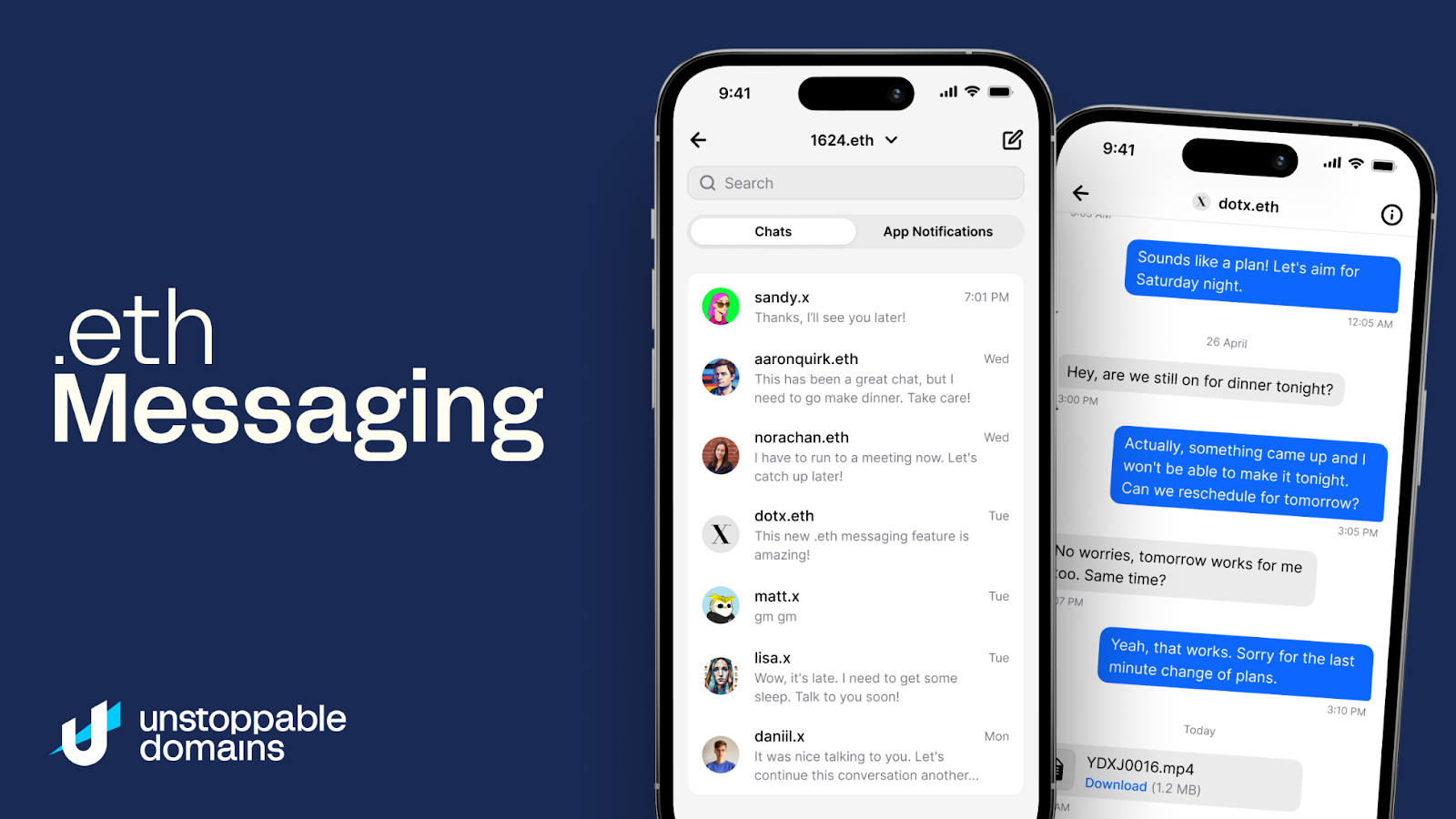 Message with your ENS domain with Unstoppable Messaging | Unstoppable Domains