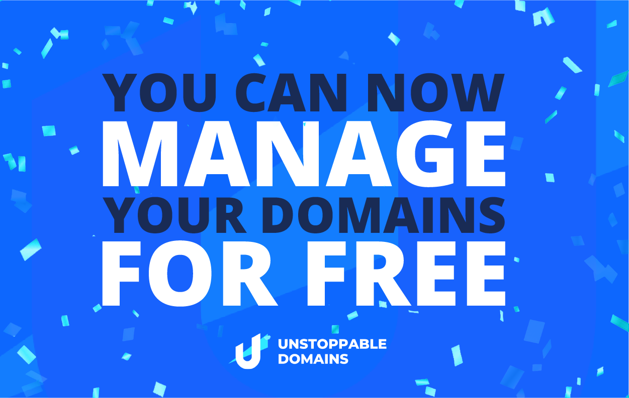 Domain Management on Polygon is LIVE! | Unstoppable Domains