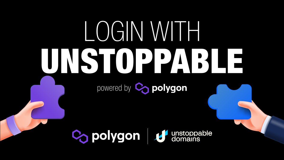 Login with Unstoppable Is Coming to Polygon With $10,000 in Prizes for DApps | Unstoppable Domains