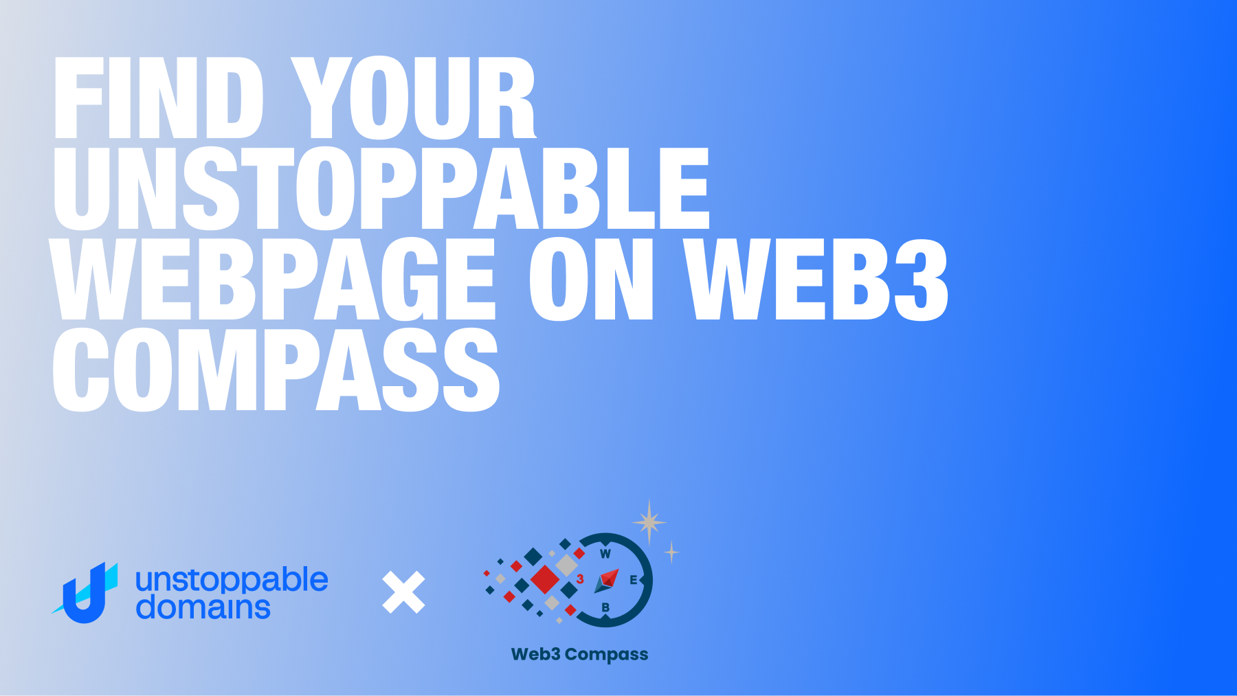 Web3 Compass Integrates Unstoppable | Unstoppable Domains