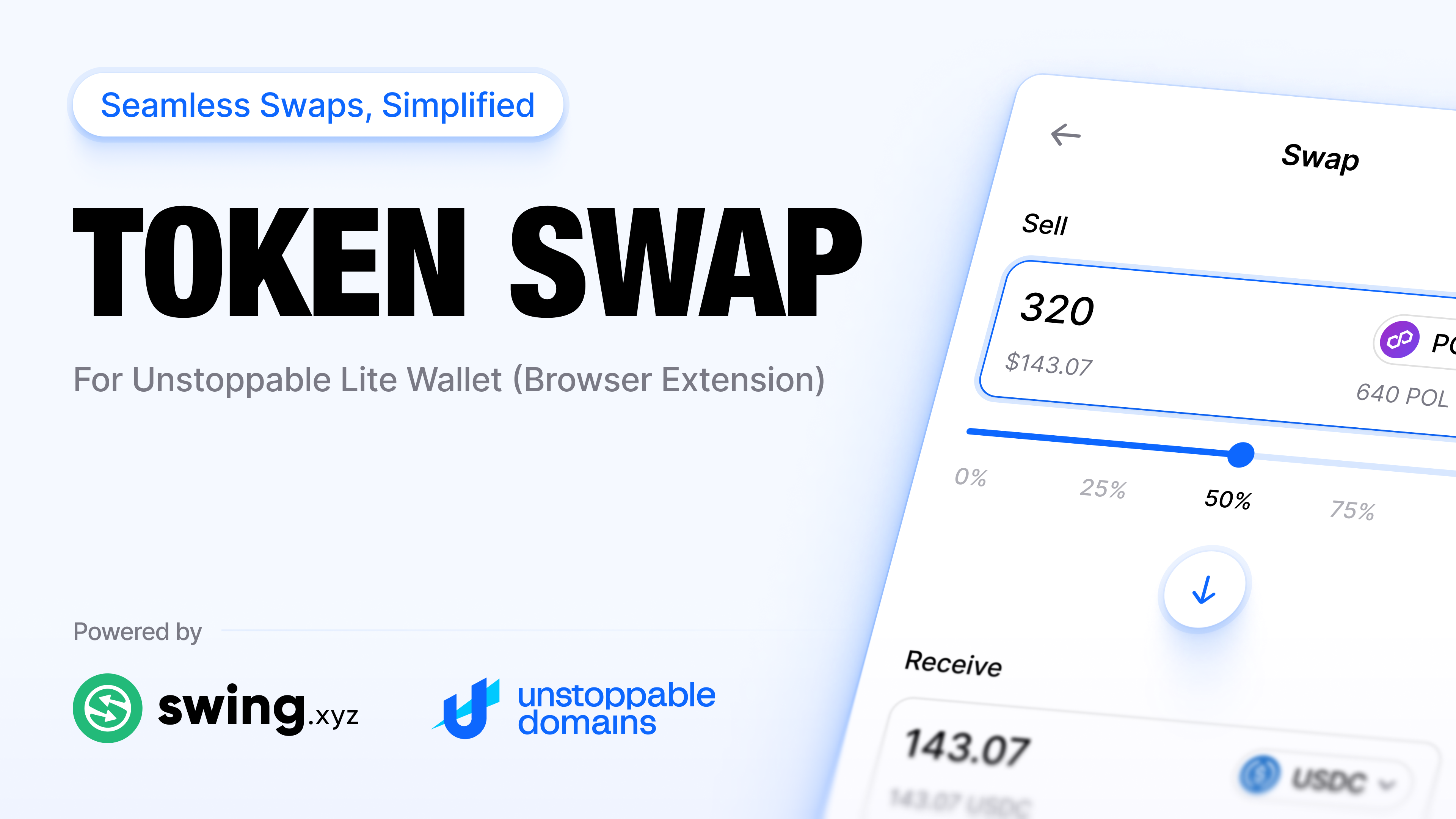 Introducing Token Swap for Unstoppable Lite Wallet: Powered by Swing ...