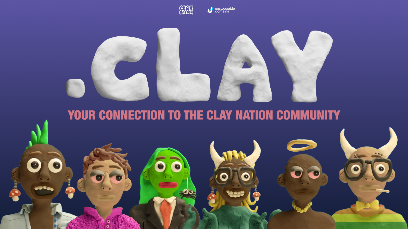 Unstoppable and Clay Nation Launch .Clay | Unstoppable Domains
