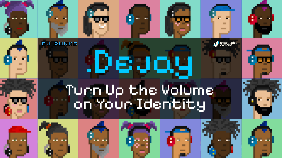🎧 Turn Up the Volume on Your Identity with .DEJAY! | Unstoppable Domains