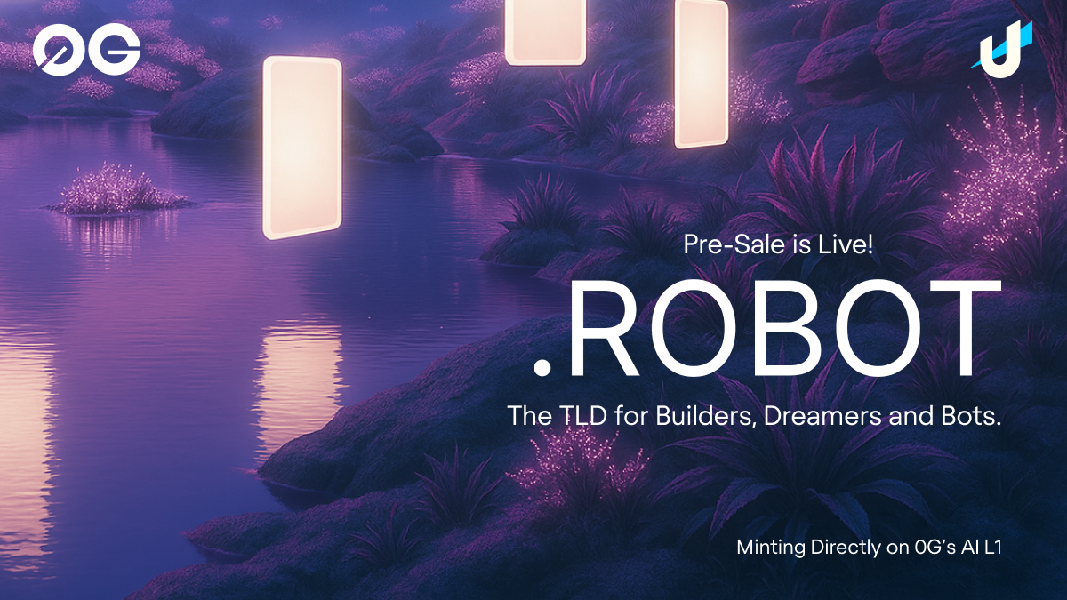 🤖 Meet .robot — The TLD for Builders, Dreamers, and Bots | Unstoppable ...