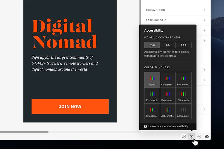 Accessibility Features | Editor
