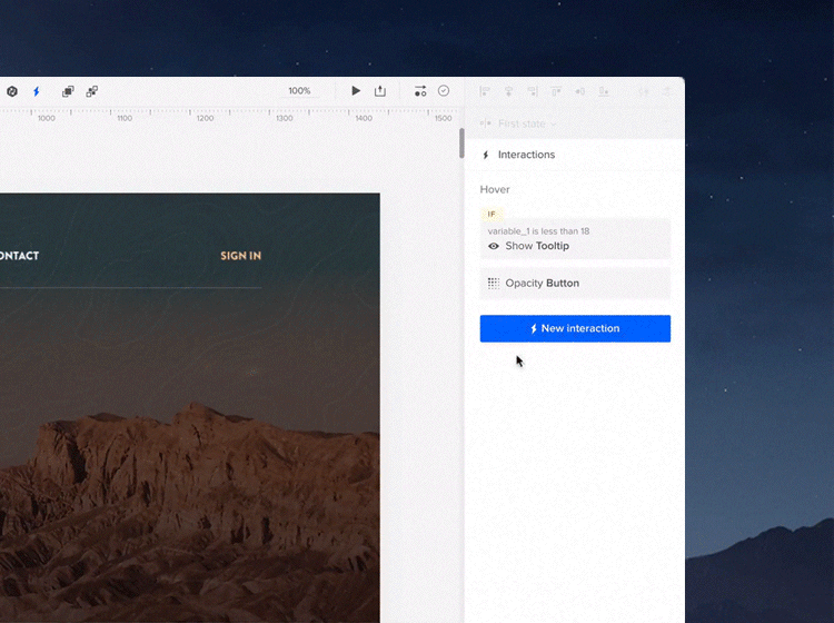 Interactions | Editor
