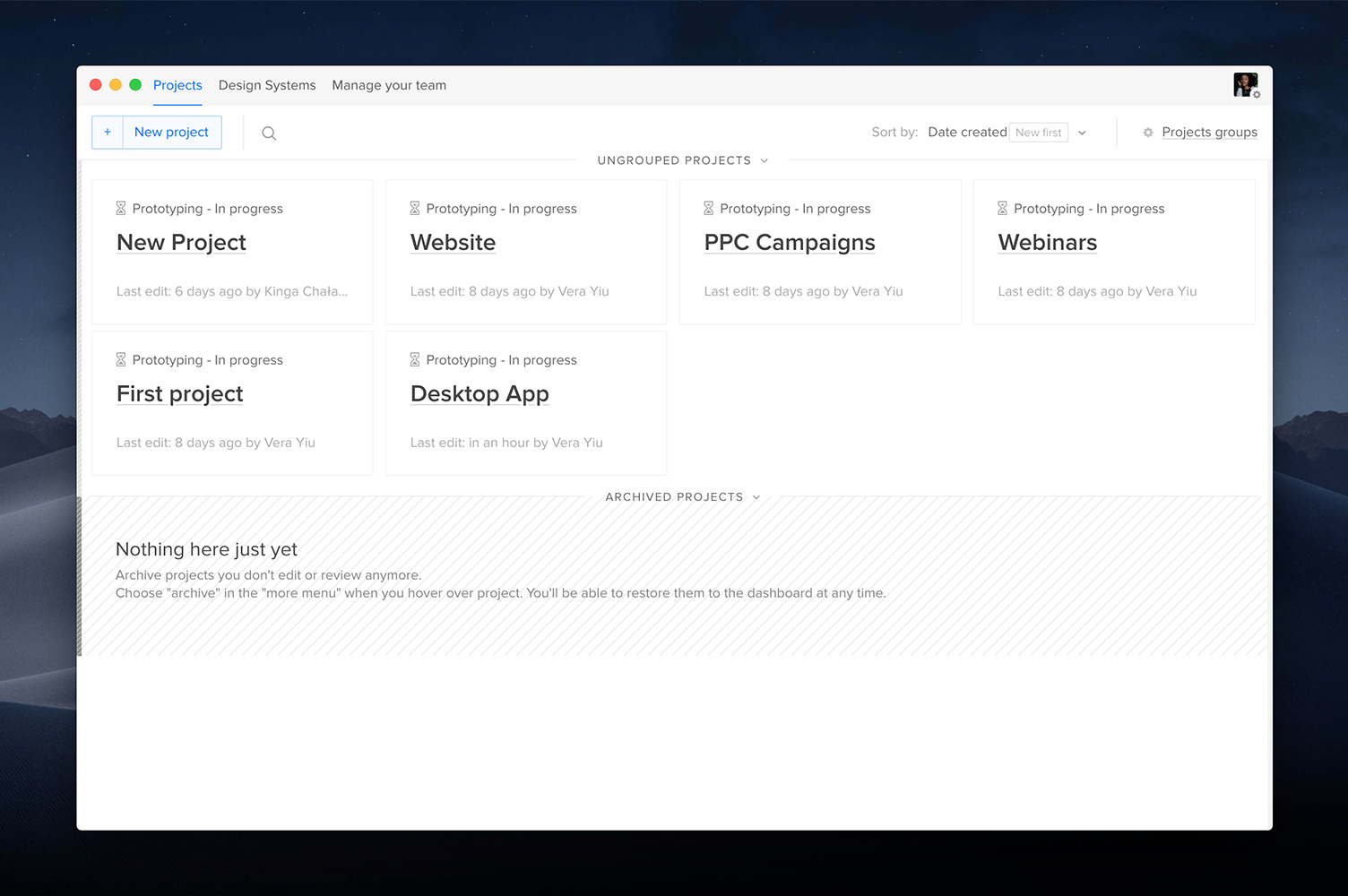 Projects | Dashboard