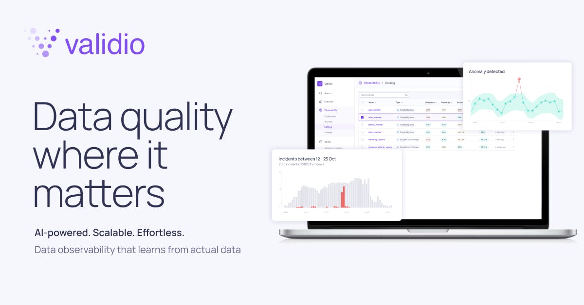 Validio | The Data Trust Platform