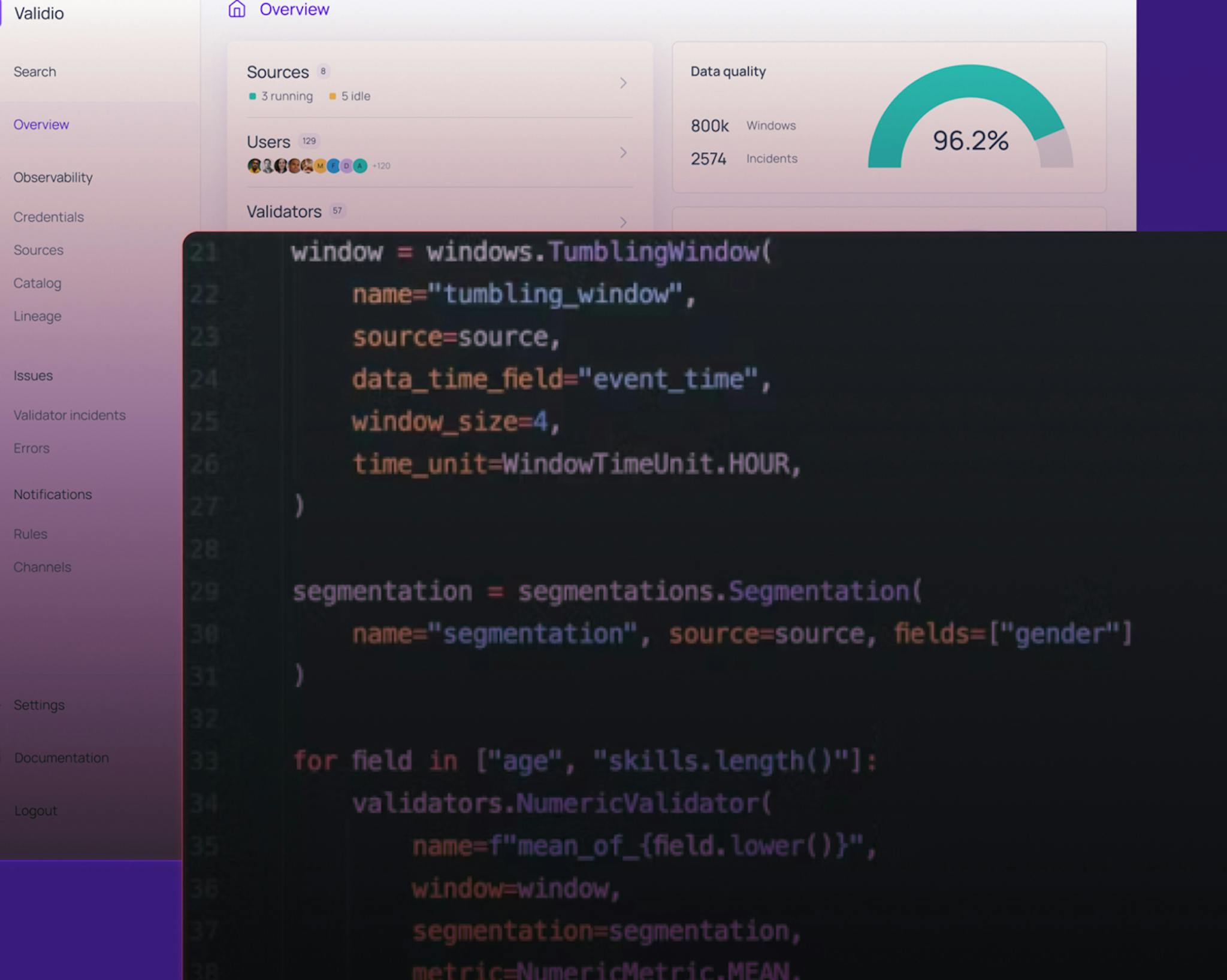 Validio | Platform Overview