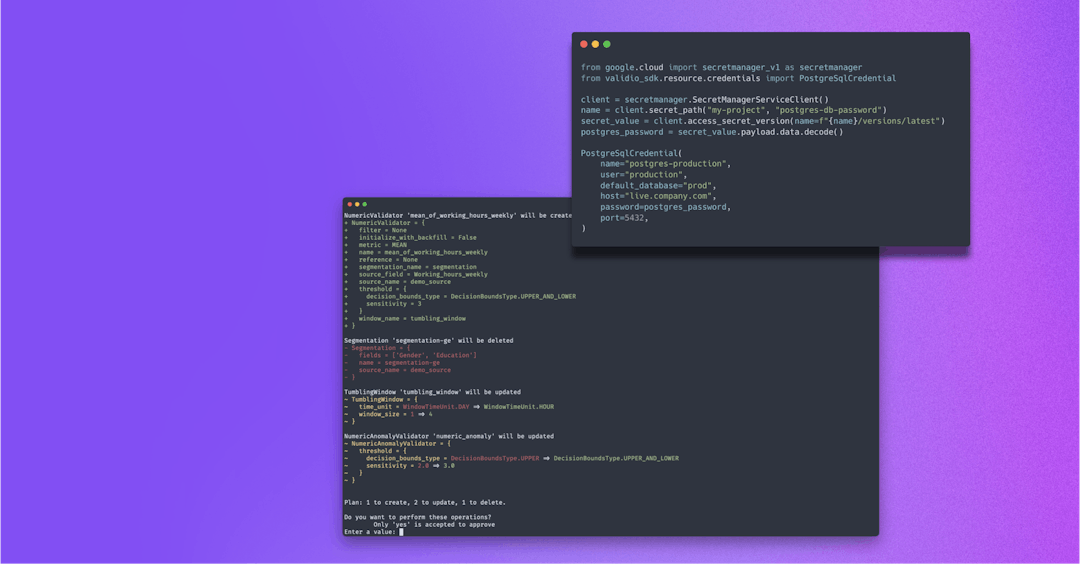 Infrastructure as Code with Validio: unique capabilities through real code