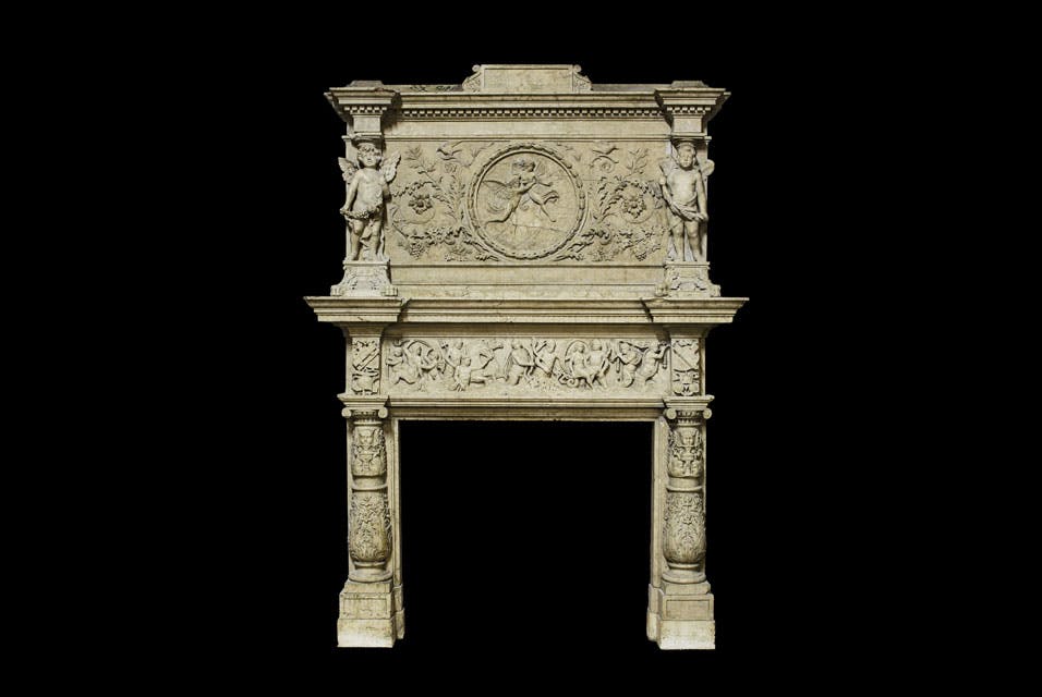 Fireplace inspired from the designs of Giulano da Sangallo to be sold ...