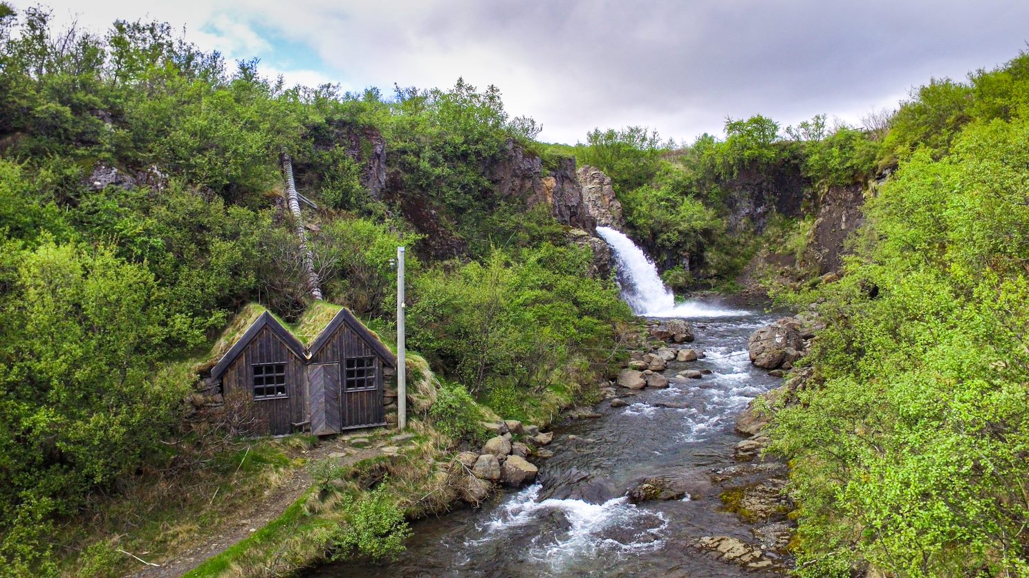 The power station at Magnúsarfoss - Vatnajökull National Park