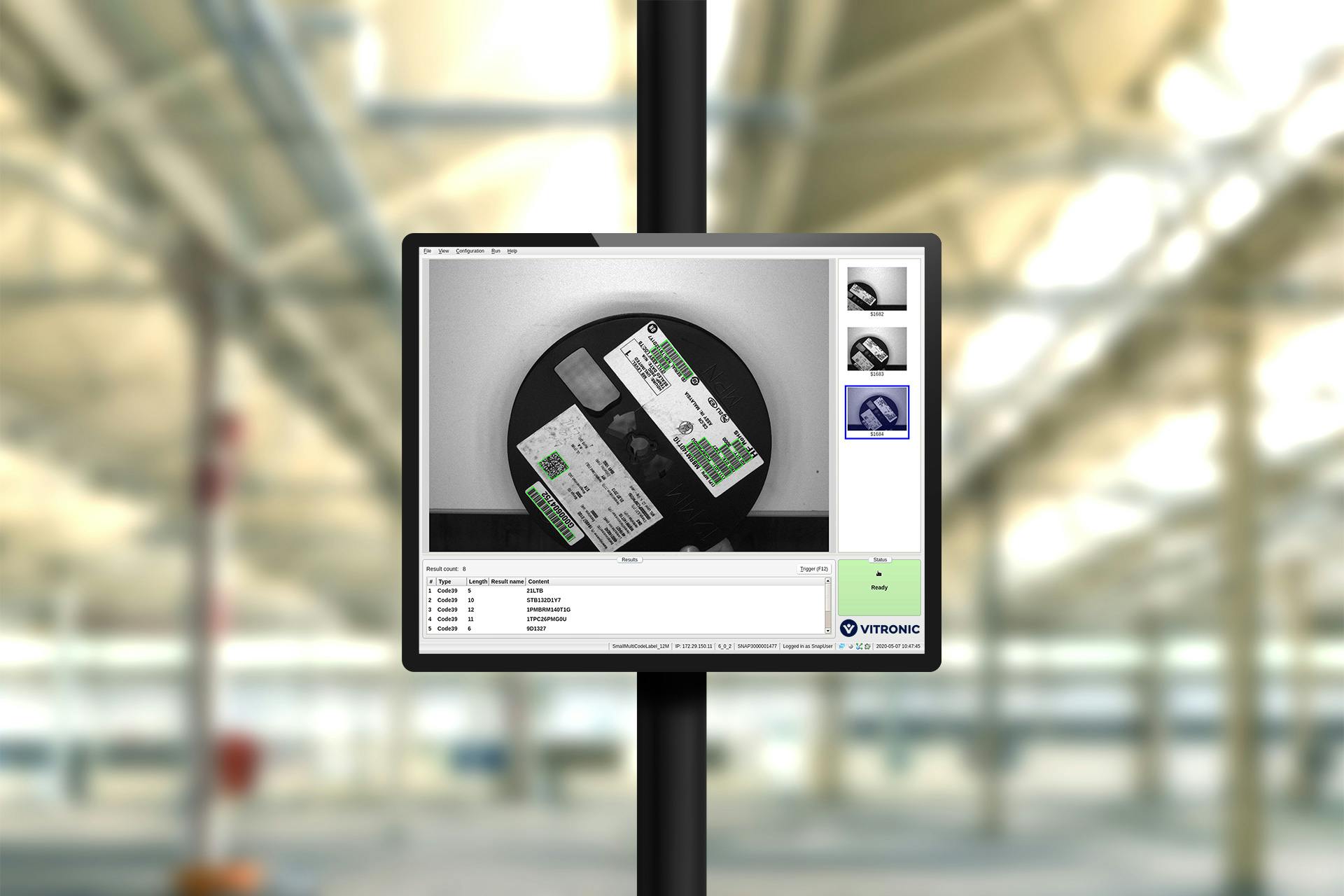 Incoming Goods Process for SMD Reels | VITRONIC | Overview