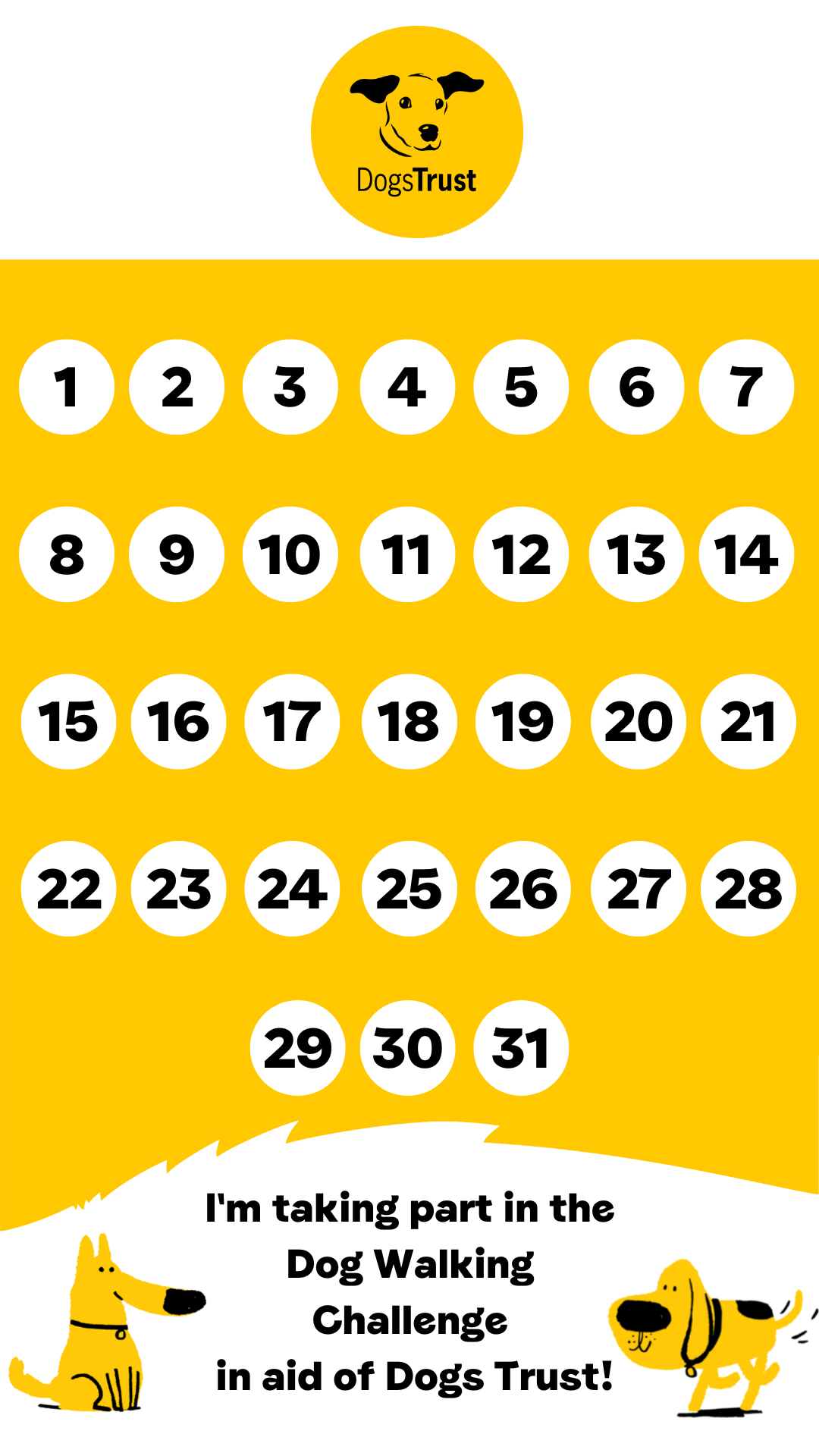 March Dog Walking Challenge - Dogs Trust Ireland