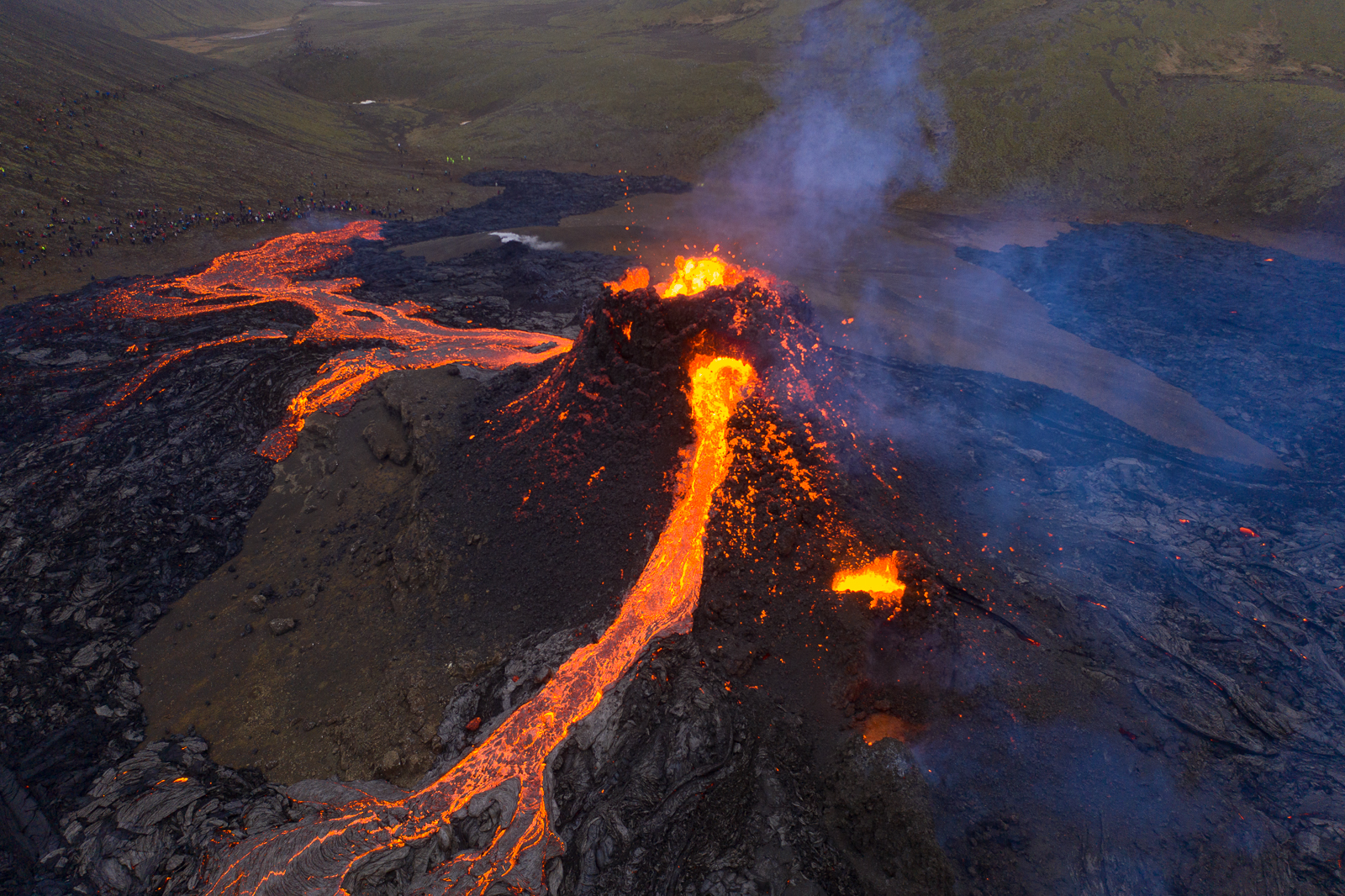 Volcanic eruptions in Iceland