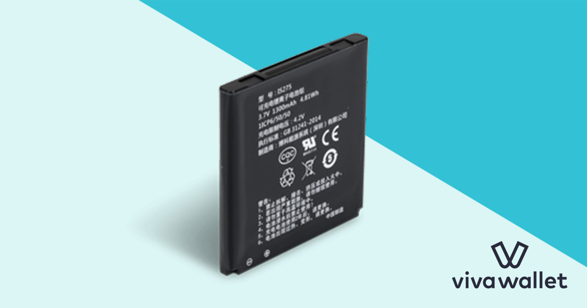 Viva Wallet D200 WiFi Card Terminal Battery - viva.com