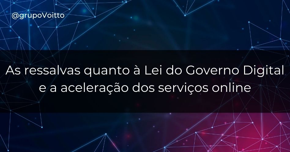 Lei do Governo Digital pretende estimular serviços online