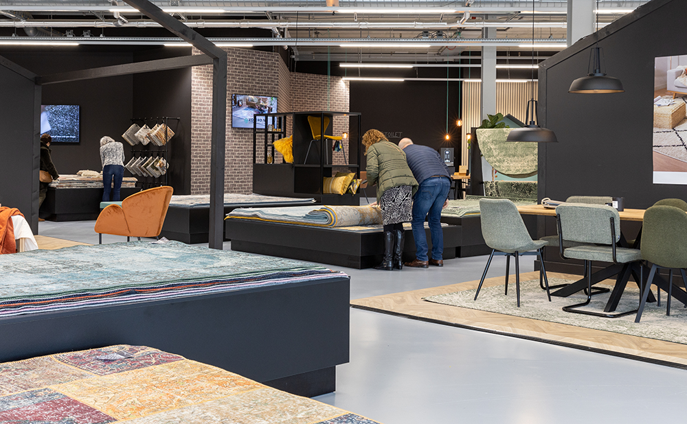 Volero vloerkleden showroom in Amsterdam - Volero