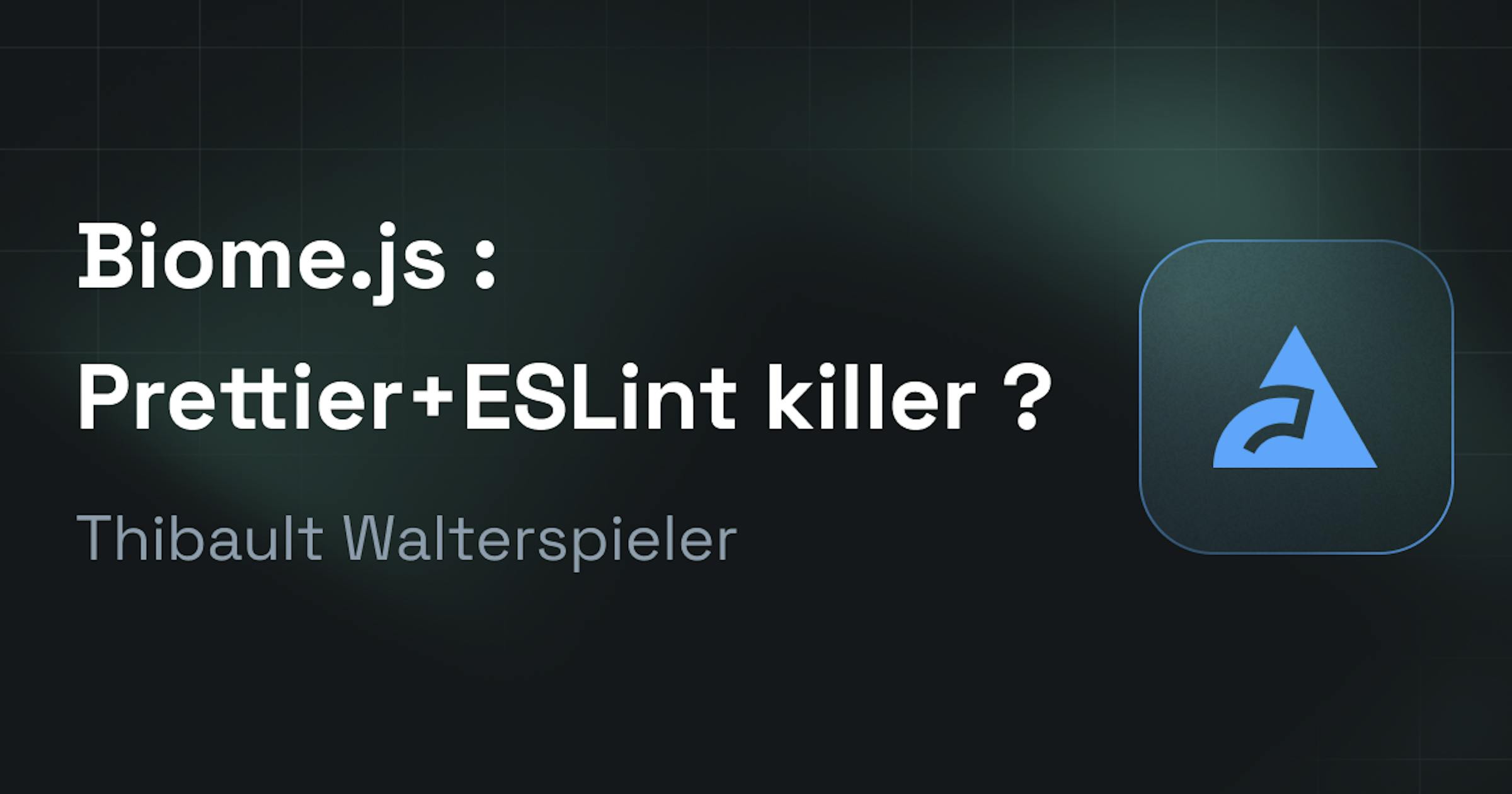 Biome.js : Prettier+ESLint killer | Thibault Walterspieler Biome.js : Prettier+ESLint killer | Thibault Walterspieler