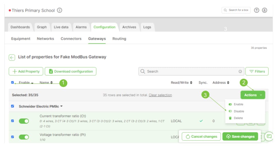 LoRaWAN enhancements: bulk property editing & webhooks - Wattsense