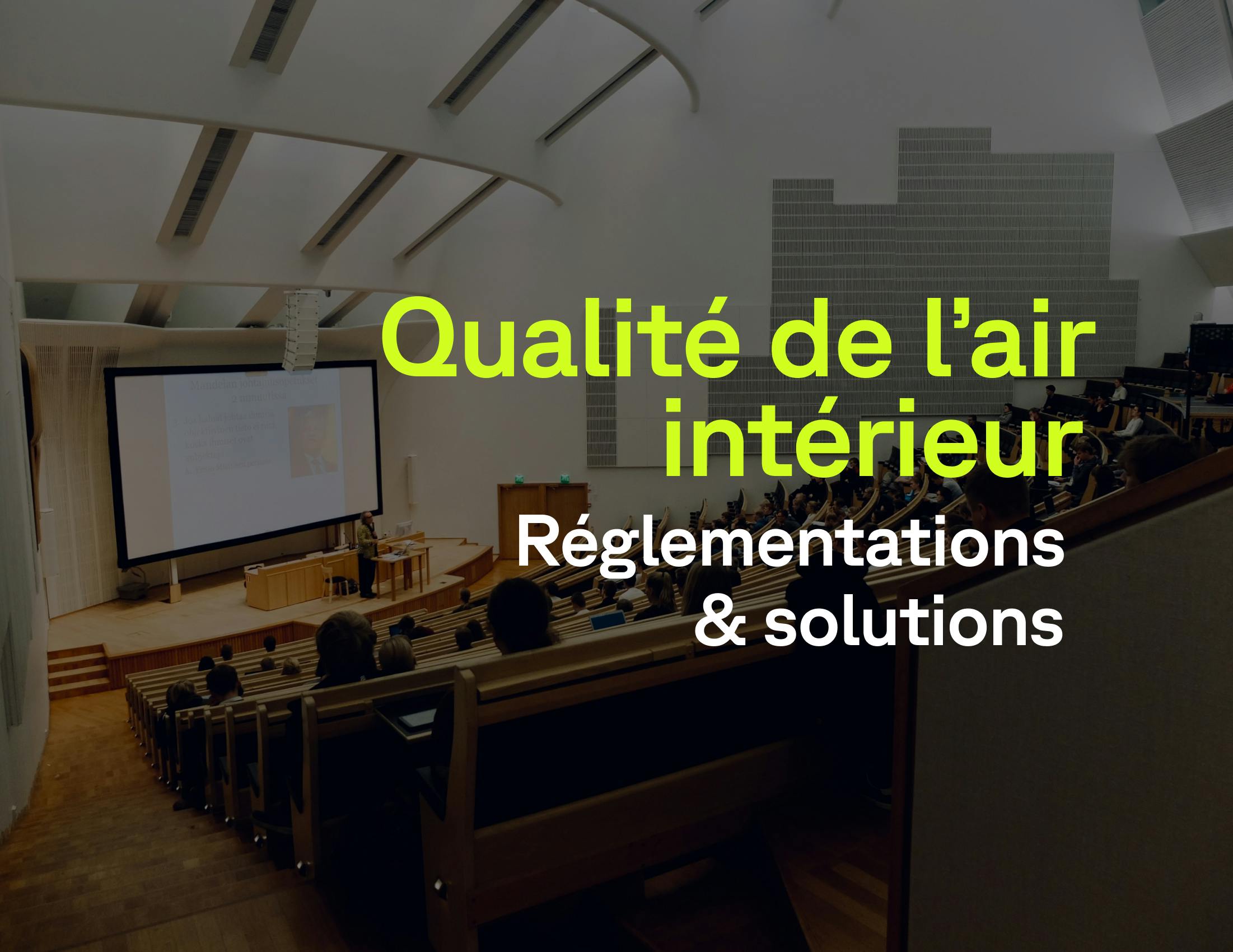 Qualité de l’air intérieur en bâtiment tertiaire : réglementation - Wattsense