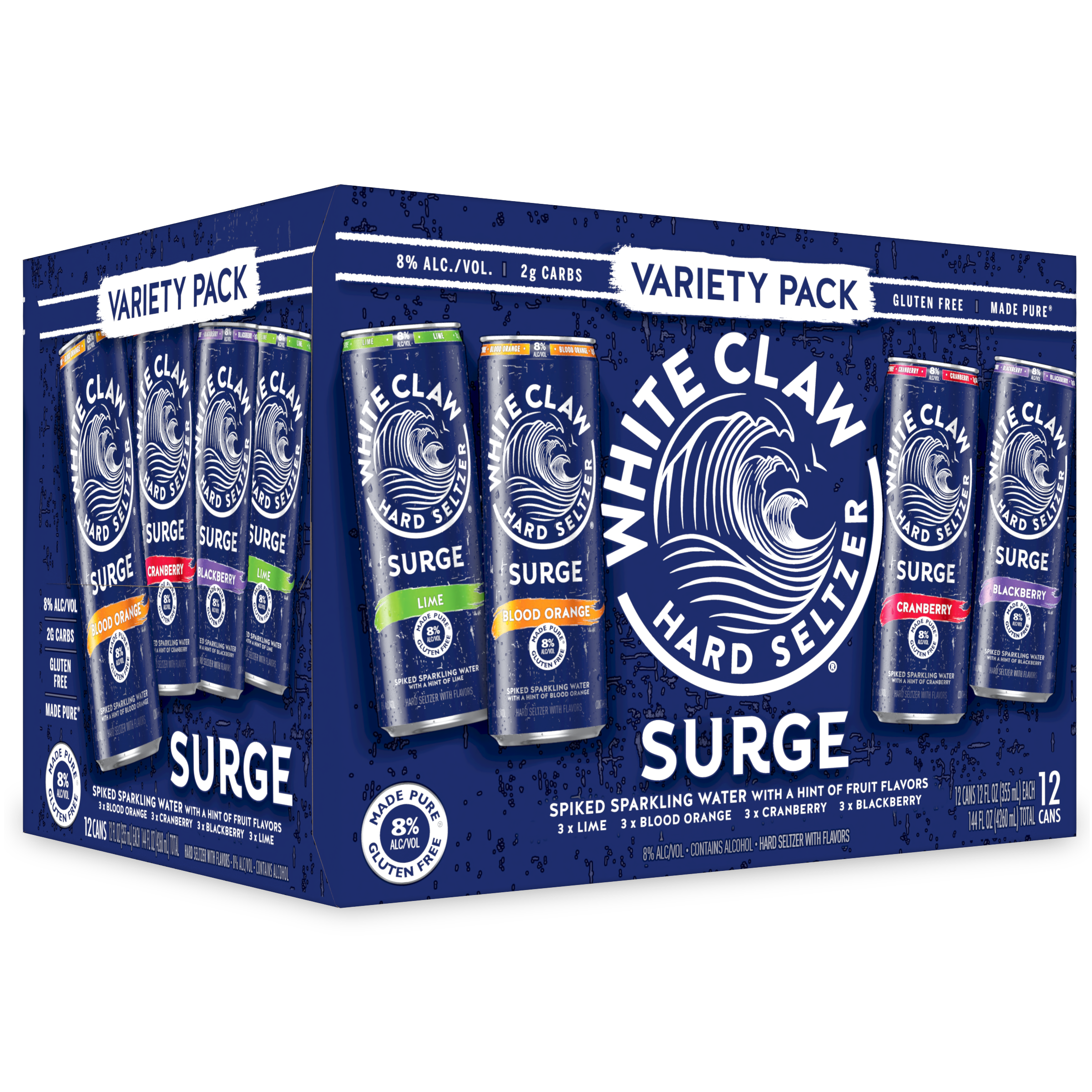 White Claw® Surge Variety Pack | White Claw® Hard Seltzer
