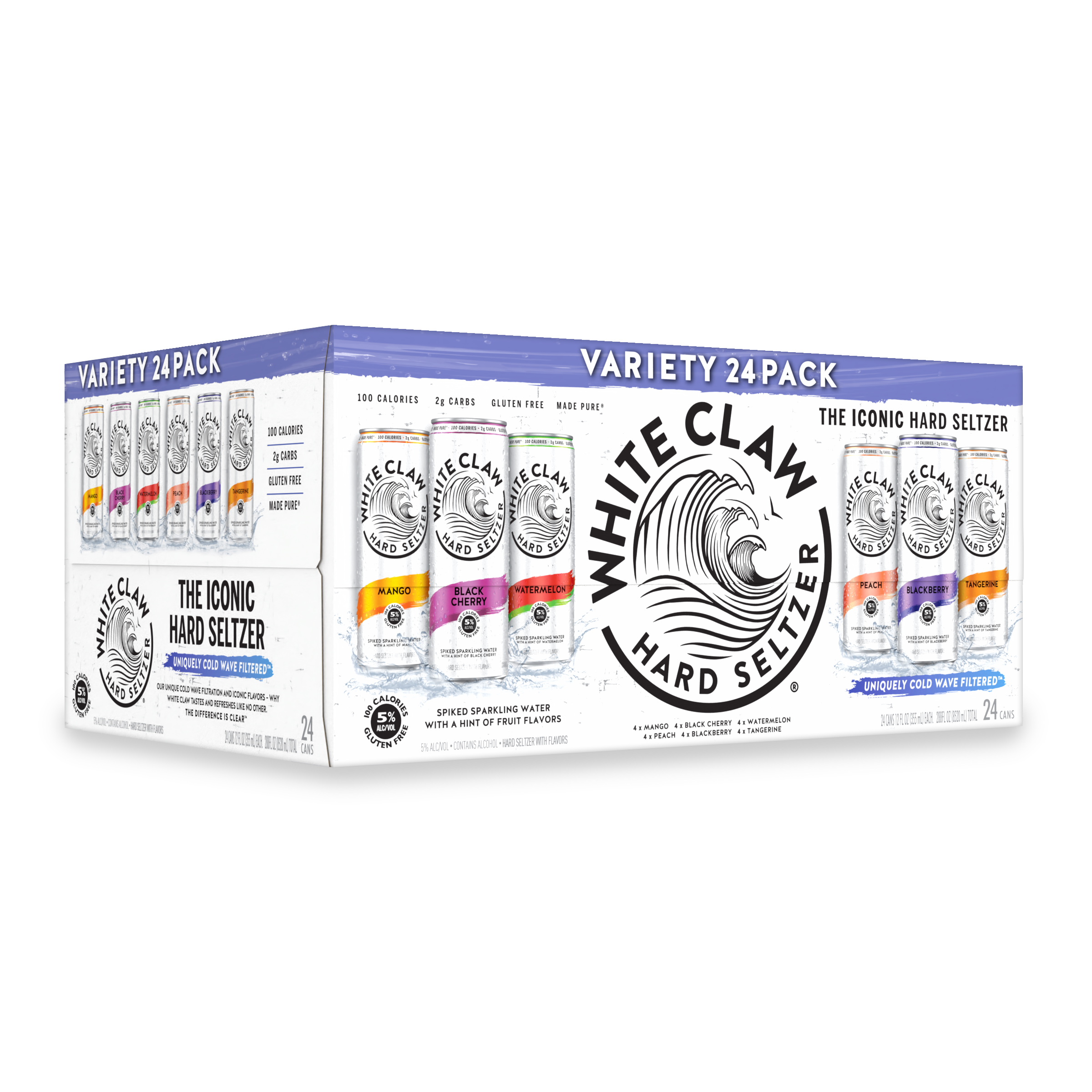 White Claw® Variety 24 Pack | White Claw® Hard Seltzer
